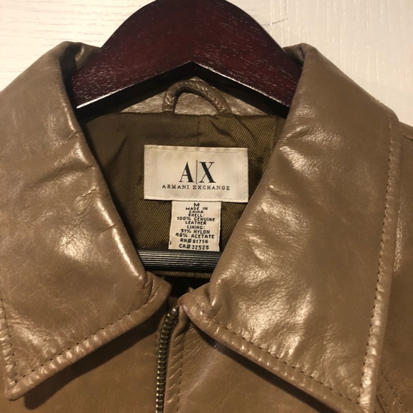 Armani Exchange | Jackets & Coats | Mens Armani Exchange Leather ...